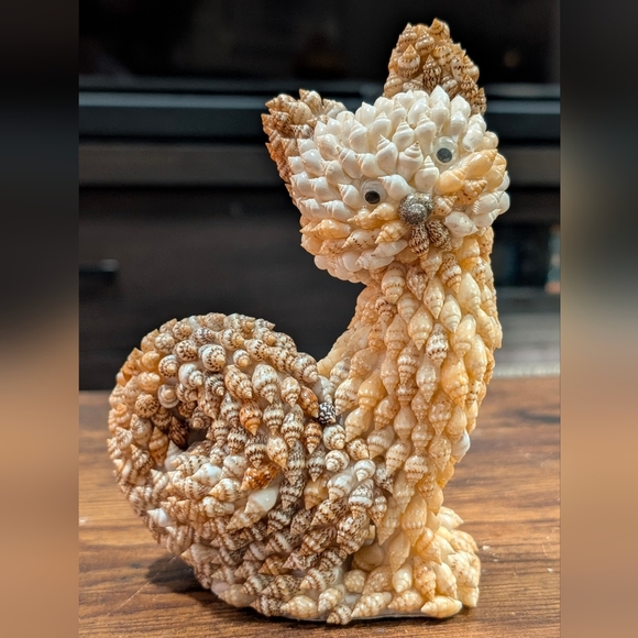 Art | Vintage Midcentury Seashell Cat Figurine | Poshmark